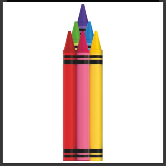 Party Supplies | Crayons For Coloring 8in Prop Art Drawing Cardboard ...